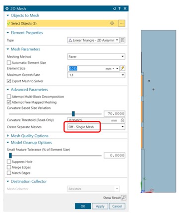 MAGNET Solver Error: Mesh-model topology, Context: Device construction