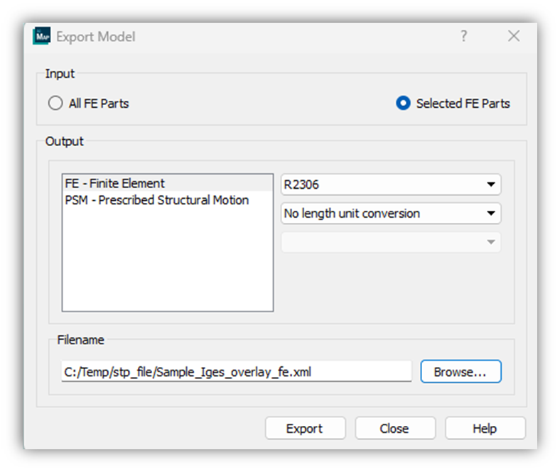Converting-STP-to-Facet-model-using-MADPost (postprocessor)