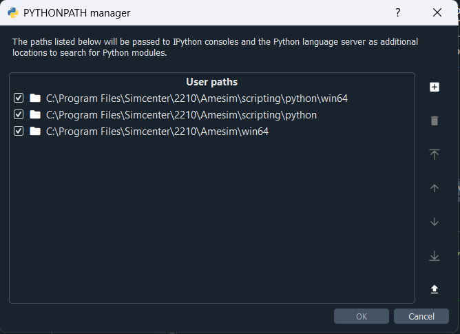 How to use Amesim API modules in Spyder IDE