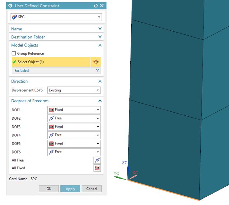 Topology optimization of a Bridge Structure - Part 4: Apply Loads and constraints