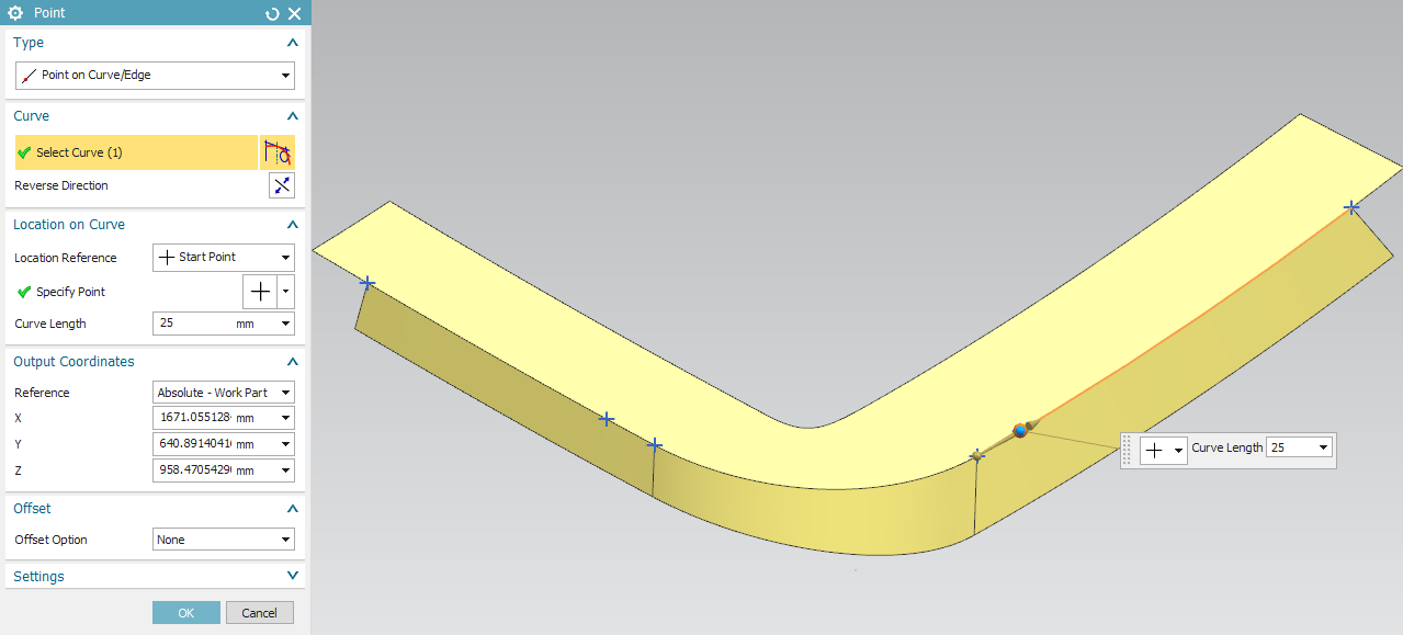 Enhanced Variable Radius Edge Blends Through Points