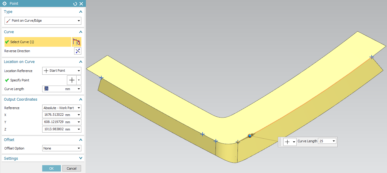 Enhanced Variable Radius Edge Blends Through Points