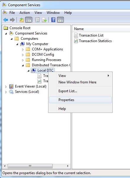 Enable Project Export on SQL Server