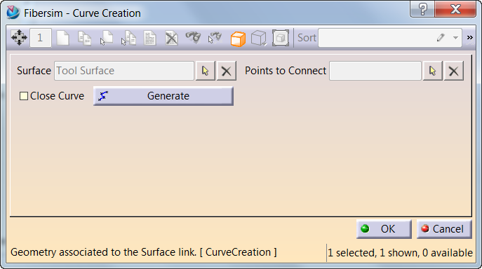 Curve Creation using Fibersim