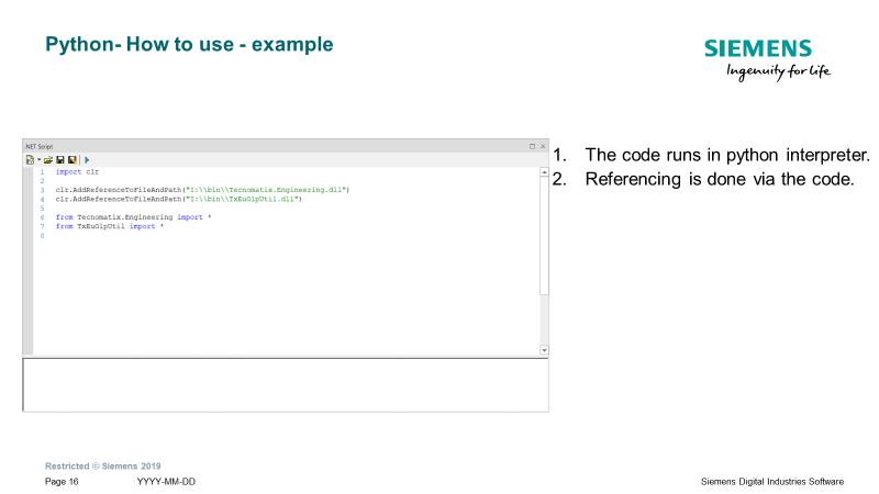 Session 5 Tecnomatix .NET API General Training- .Net Script Viewer