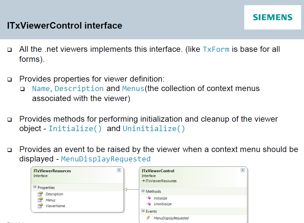 Tecnomatix .NET API General Training- session 4: How to create your own Viewer