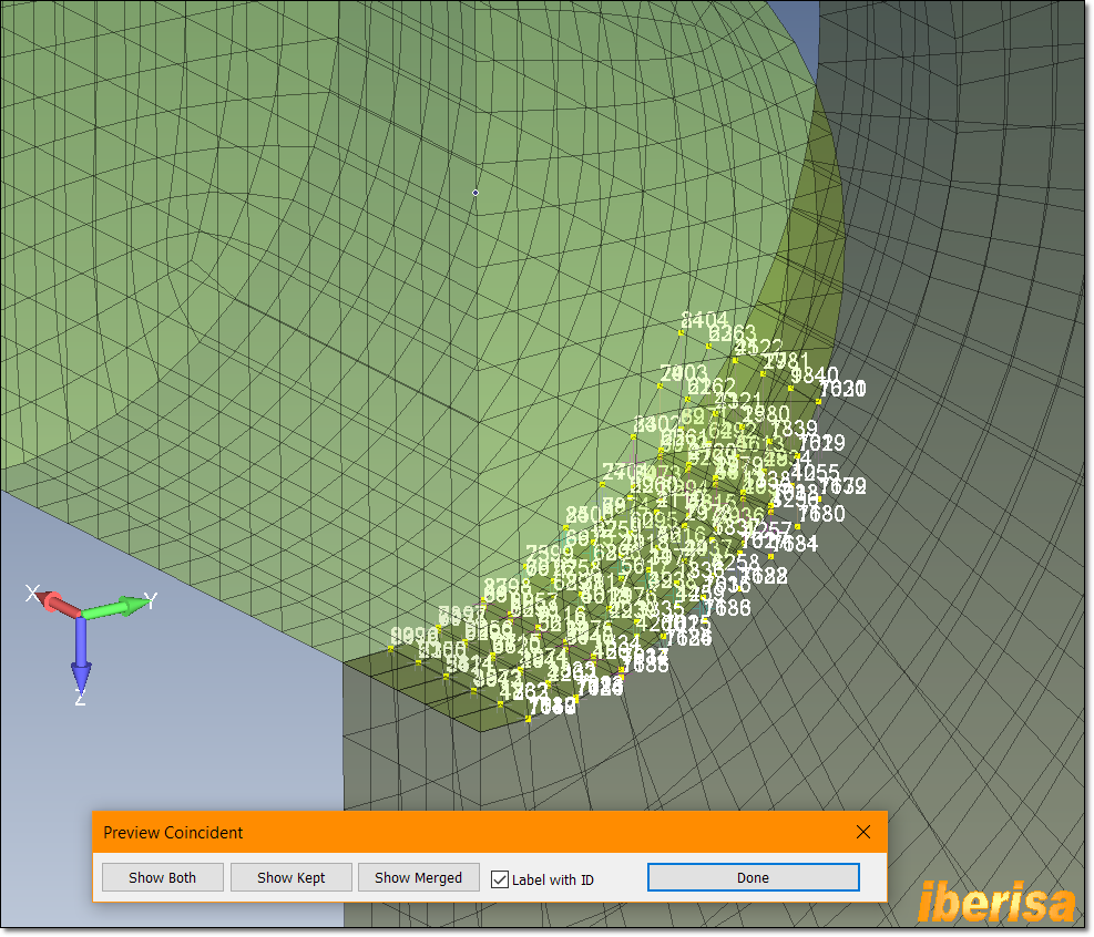 HERTZ Contact in FEMAP: Meshing with 1-D Contact CGAP node-to-node elements