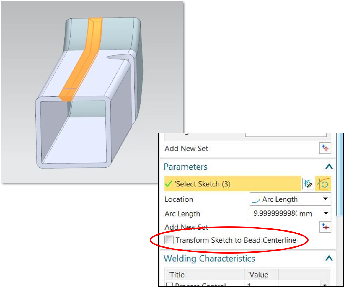 Joining: Bead Function in Weld Assistant