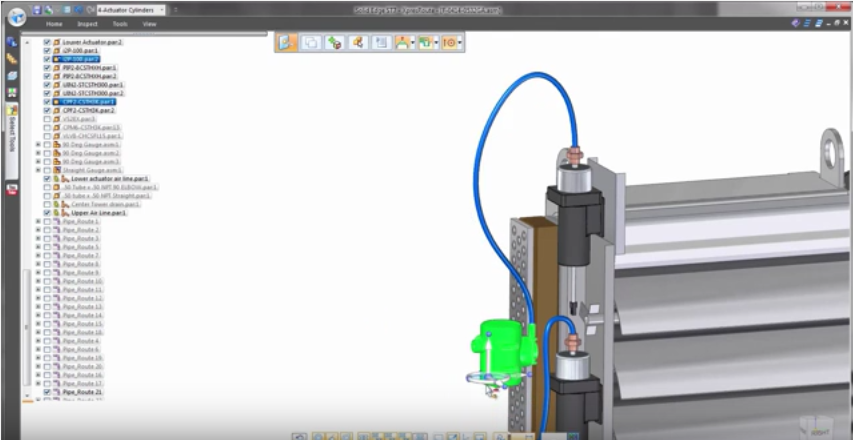 Pipe and Tube Routing - Piping Design in Solid Edge