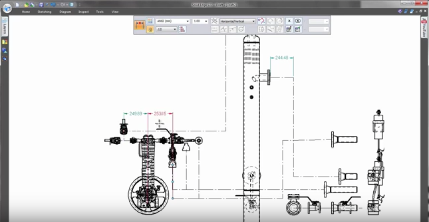 Pipe and Tube Routing - Piping Design in Solid Edge
