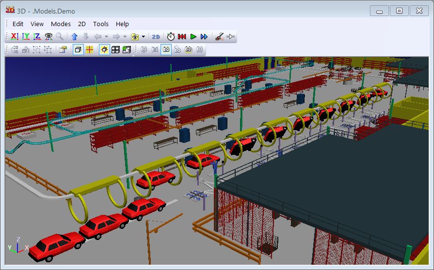 The latest Tecnomatix Plant Simulation Example Models