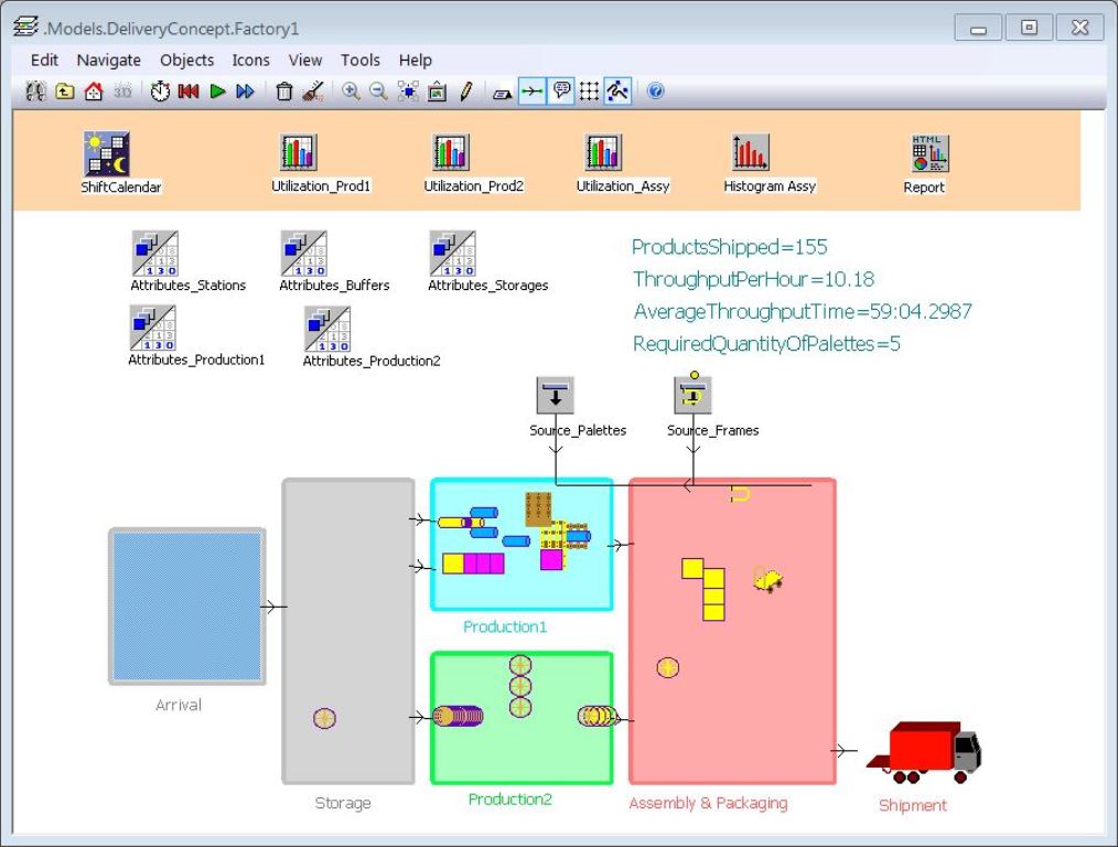 The latest Tecnomatix Plant Simulation Example Models