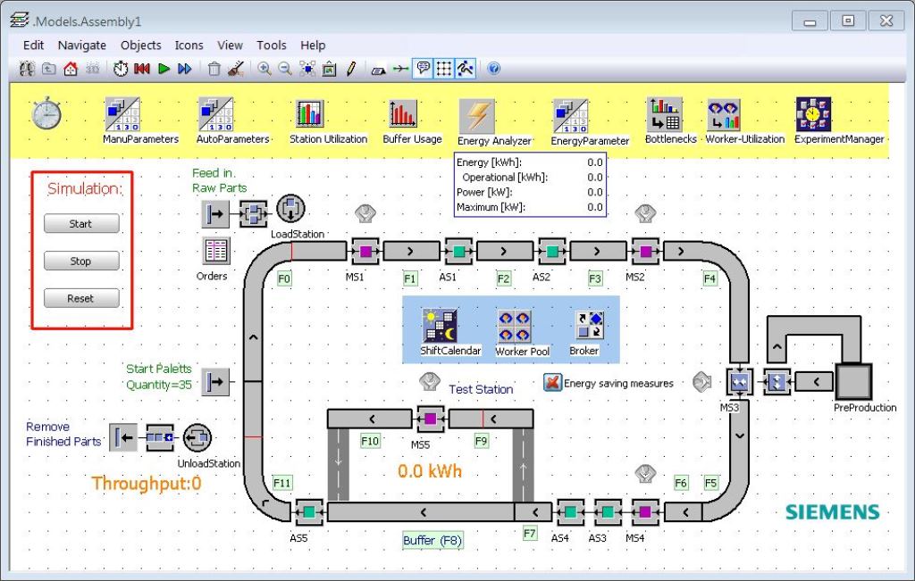 The latest Tecnomatix Plant Simulation Example Models