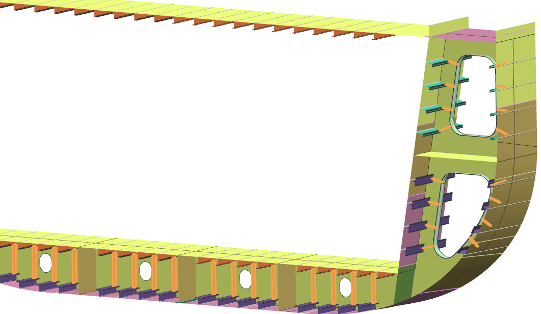 Ship Structure: Stiffener By Support in NX 11.0.1