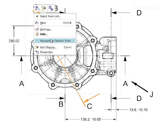 Drafting Navigate to View in NX 11.0.1