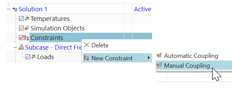 Create MPC Equations in Simcenter 3D