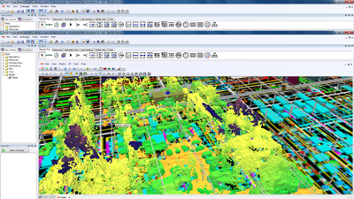 Point cloud visualization in Tecnomatix Plant Simulation 3D