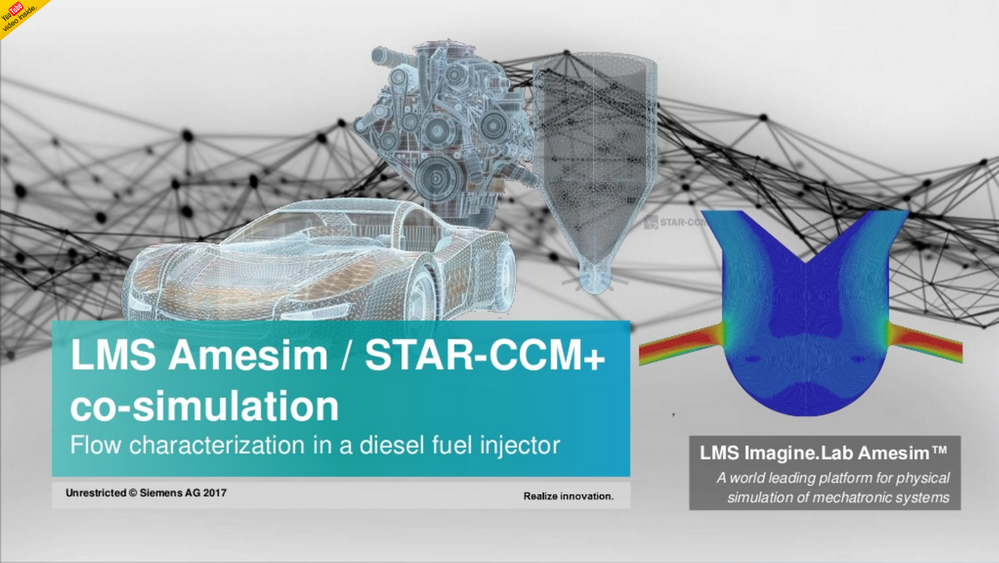 Lms Amesimstar Ccm Co Simulation Flow Characterization In A Diesel Fuel Injector 