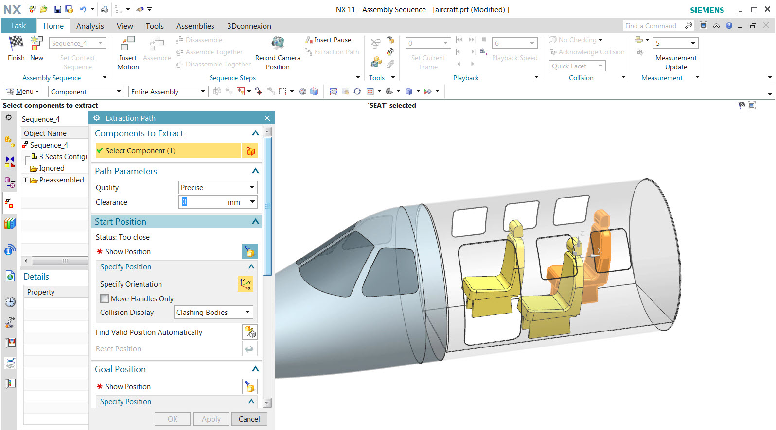 NX 11 Self-Guided Extraction Path