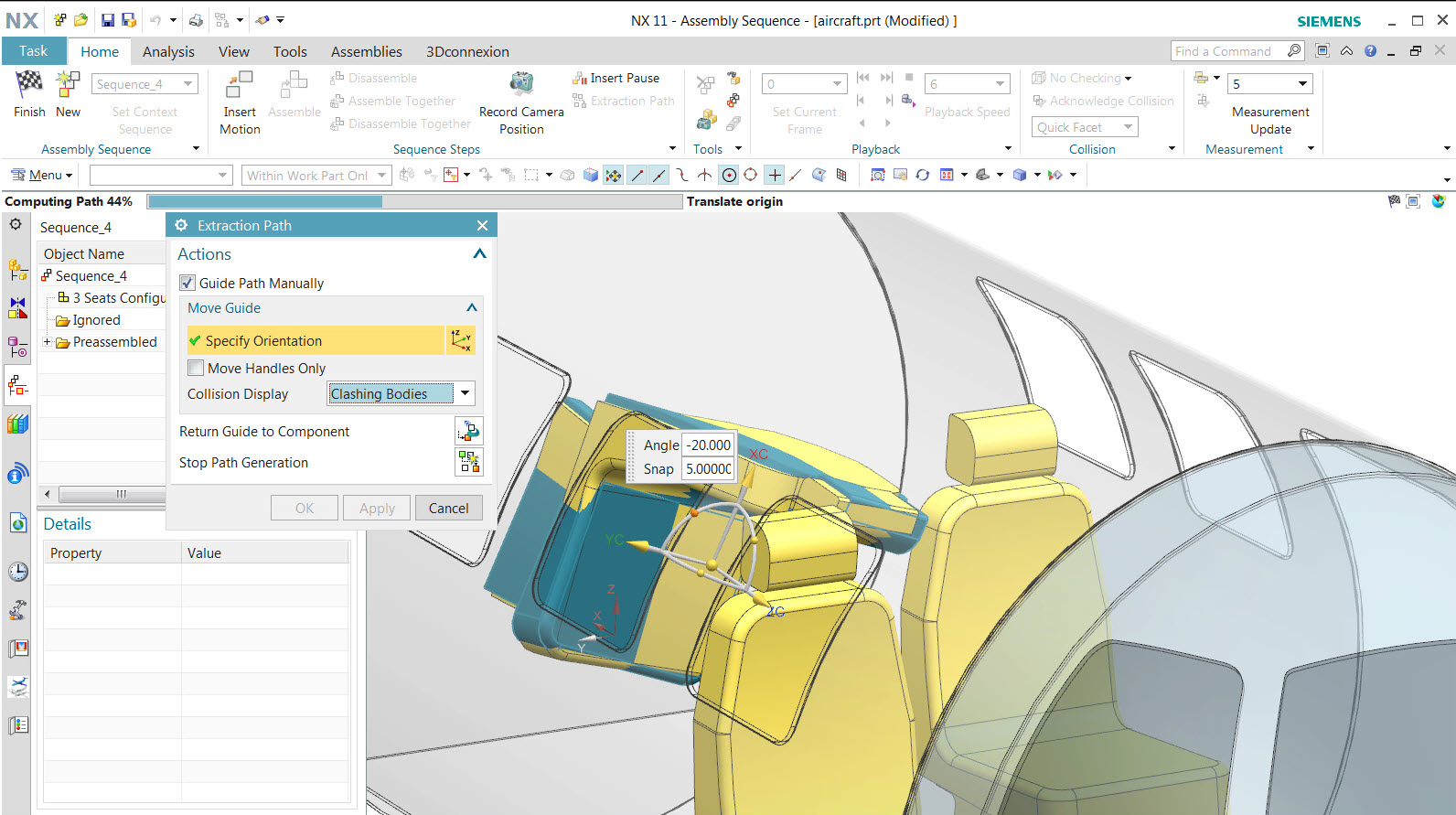 NX 11 Self-Guided Extraction Path