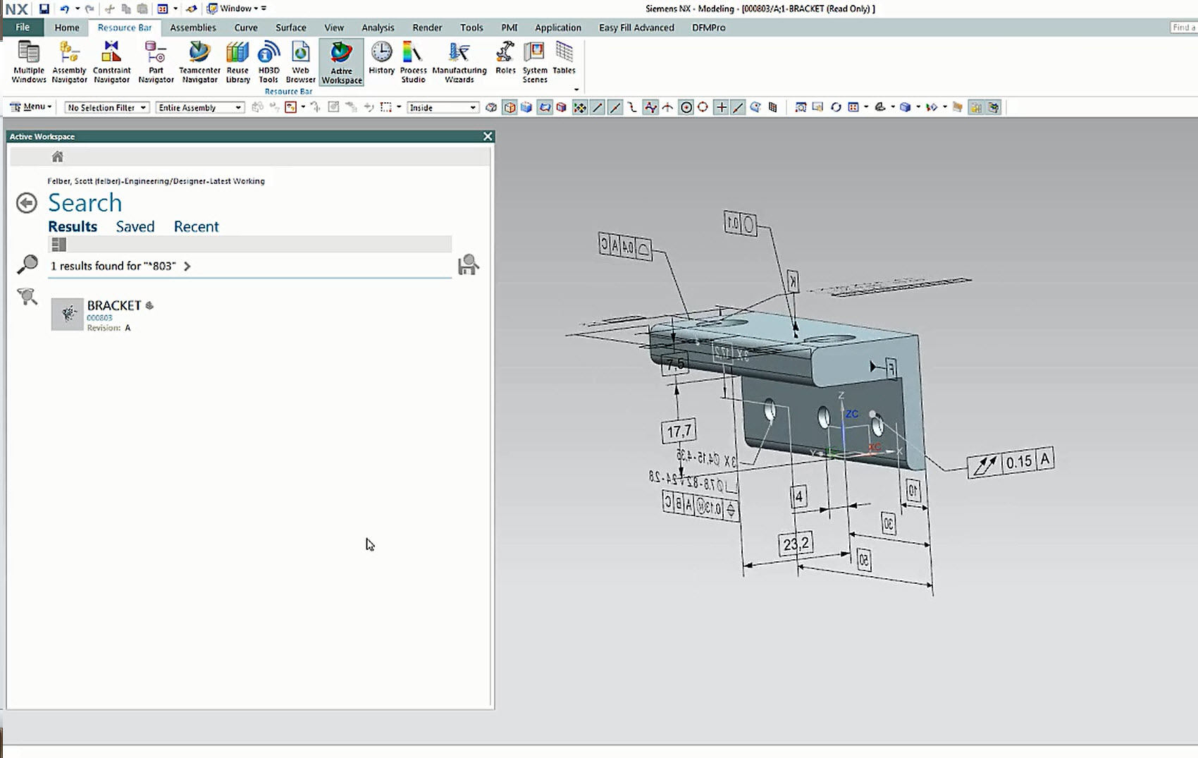 How to Modify Designs in NX Managed Mode