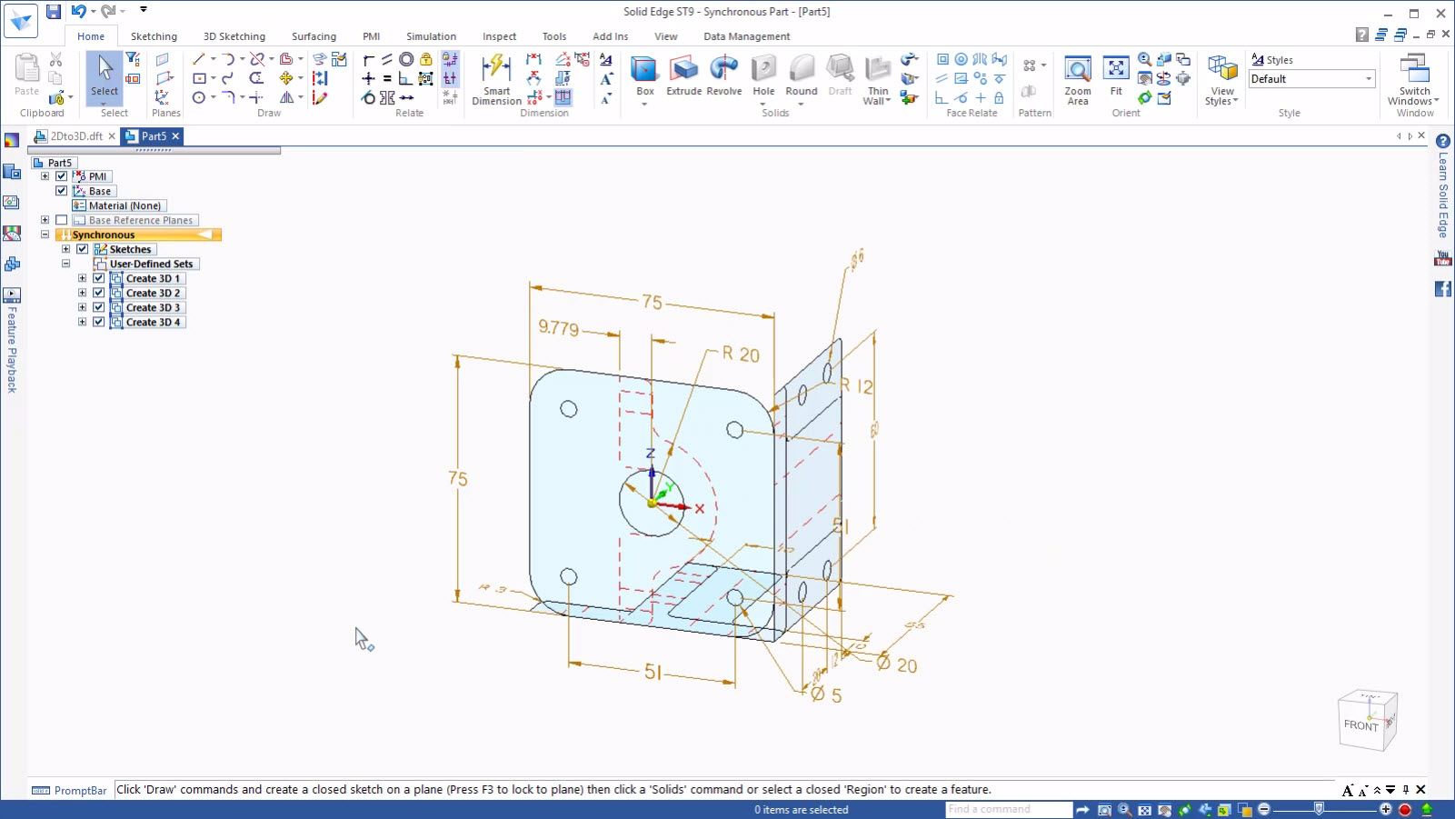 CAD Software for Students: Moving drawings to 3D with Solid Edge