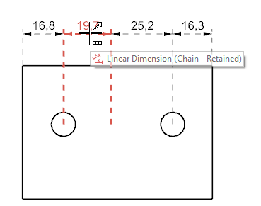Retained Chain/Baseline Dimensions in NX 11.0.1