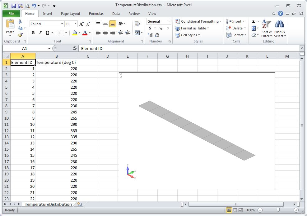 Femap Tips and Tricks: Temperature Loading Import from Excel