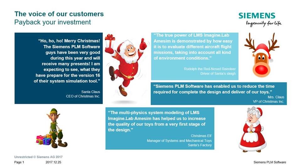How can system simulation help Santa Claus?