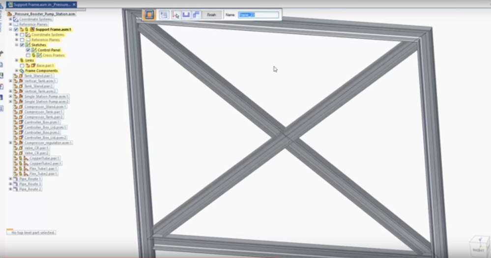 Frames and Weldments in Solid Edge
