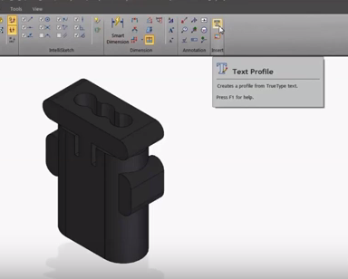 3D Text Extrusions in Solid Edge