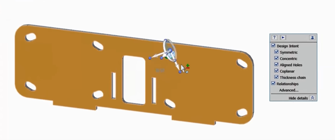 Advanced Design Intent in Solid Edge