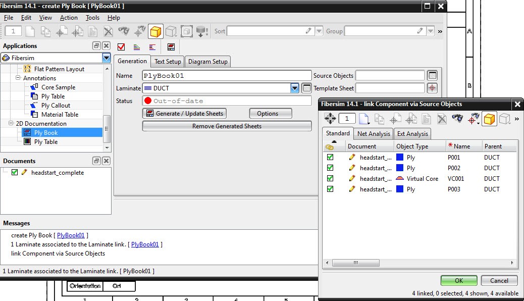 Fibersim 101: (14 of 14) Ply Books and Ply Tables