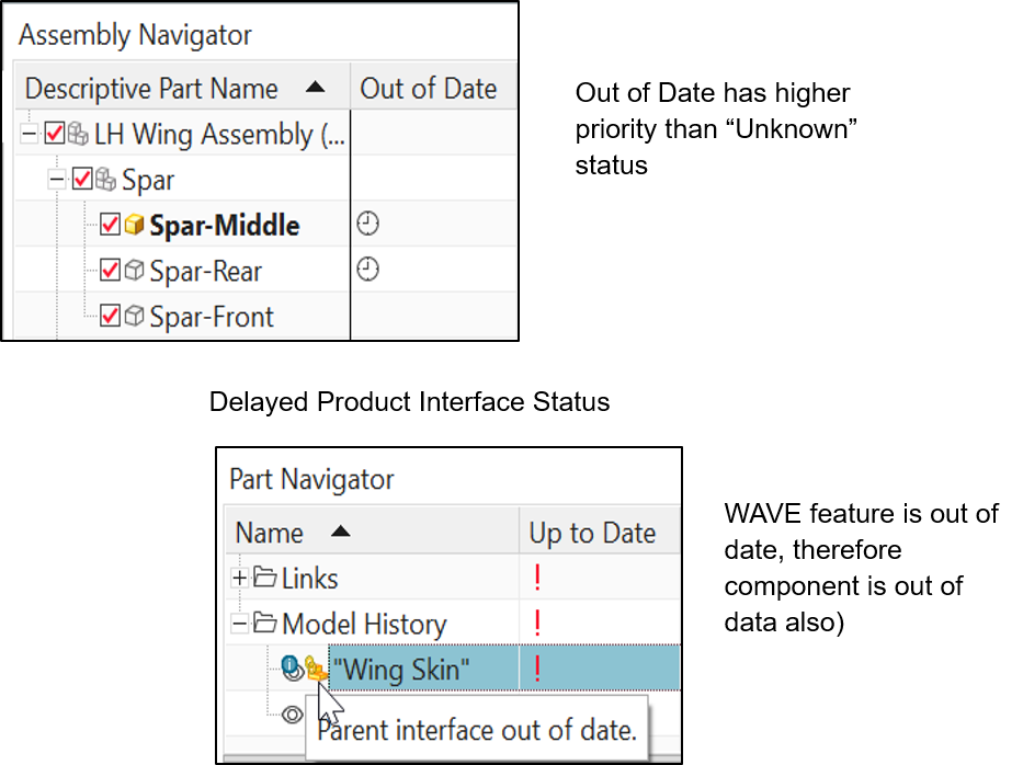 Design: WAVE Link Out of Date Status Improvements: Assembly Out of Date ...