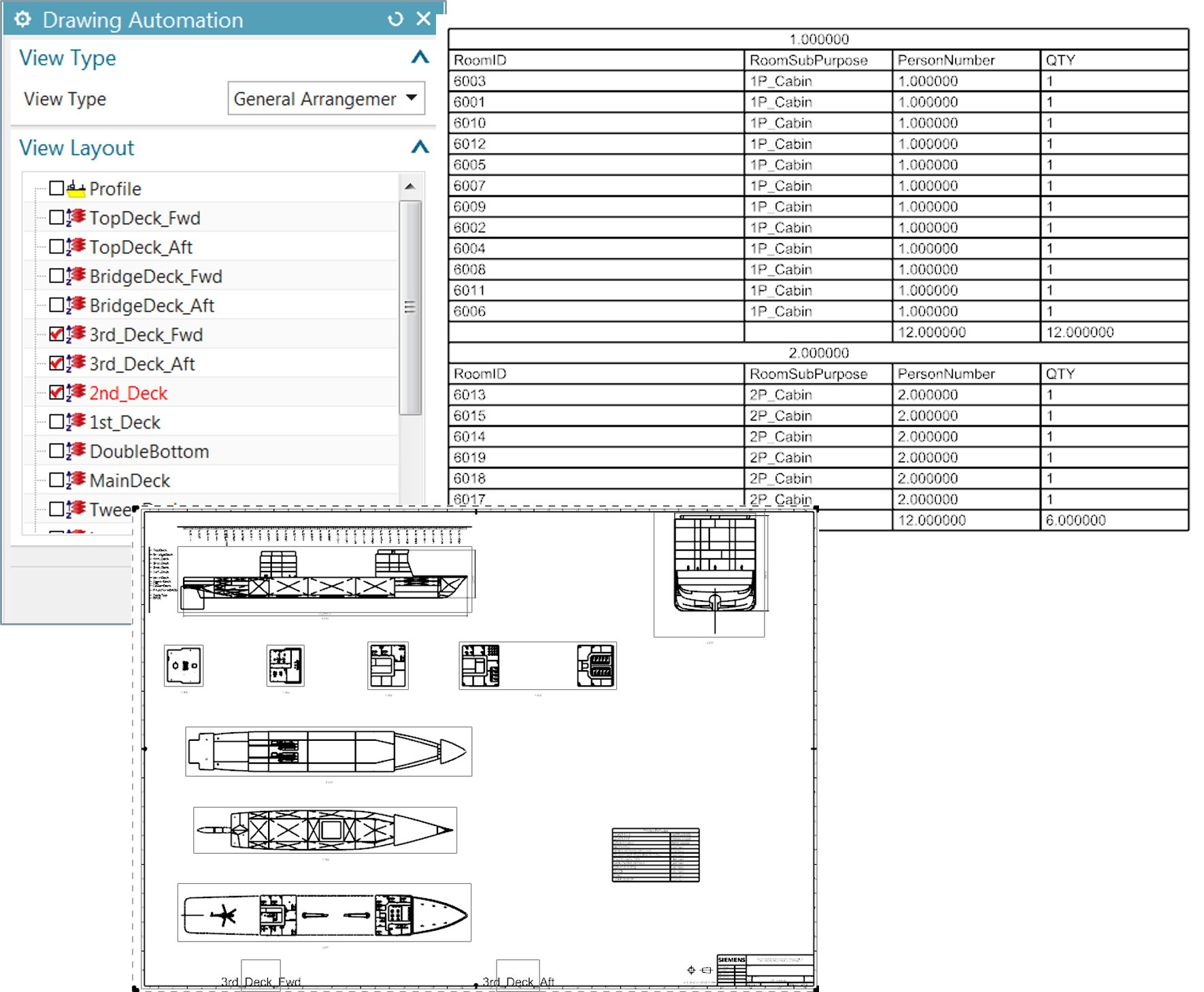 Ship Building: General Arrangement Drawing Enhancements