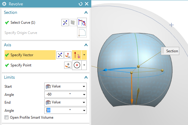Working with Revolved Surfaces in Fibersim