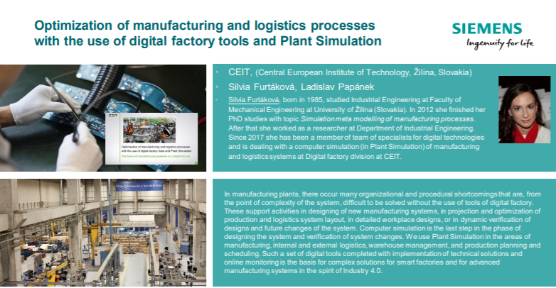 Presentation: Optimization of Manufacturing and Logistics Processes ...