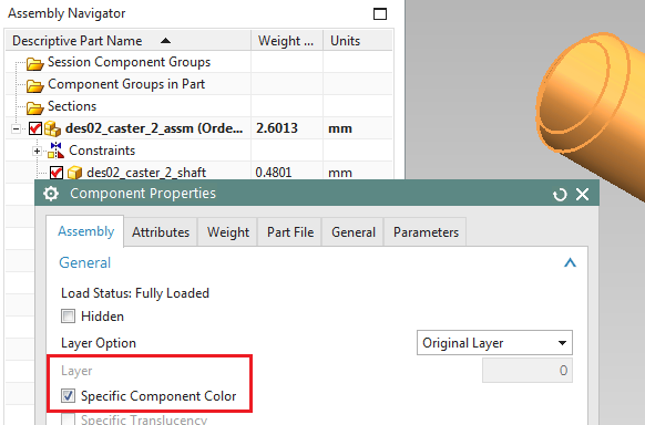 Change Part Colors Using Edit Object Display