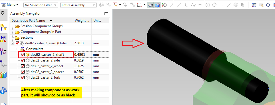 Change Part Colors Using Edit Object Display