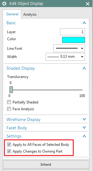 Change Part Colors Using Edit Object Display