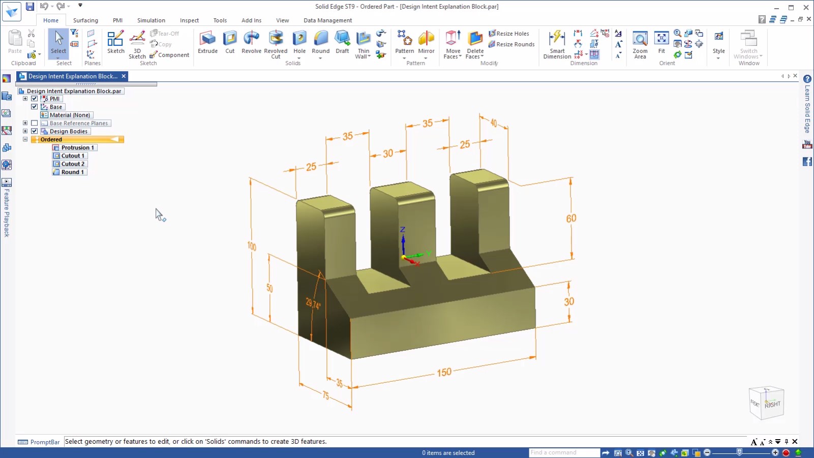CAD Software for Students: How to use flexible design intent in Solid Edge