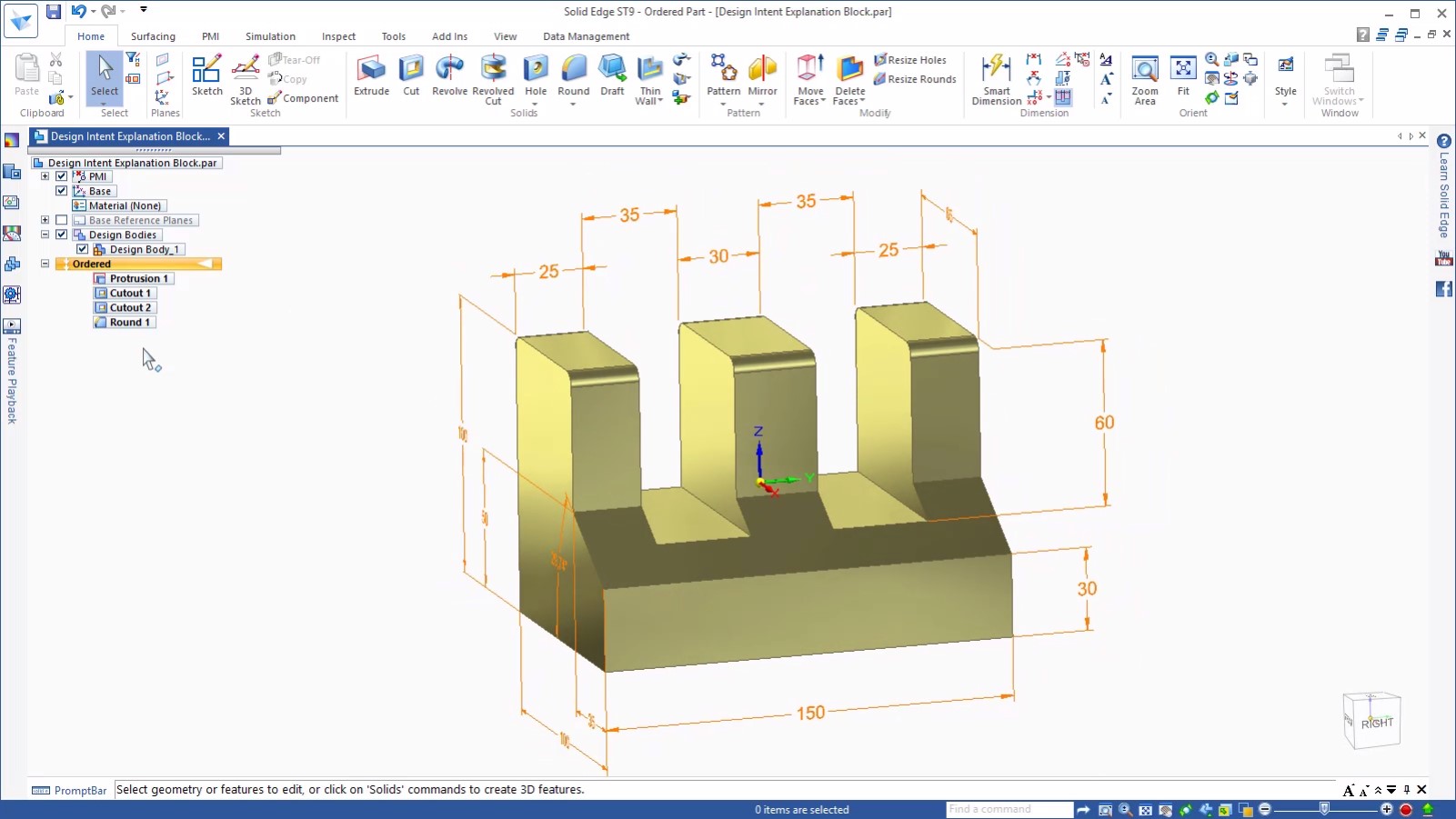 CAD Software for Students: How to use flexible design intent in Solid Edge