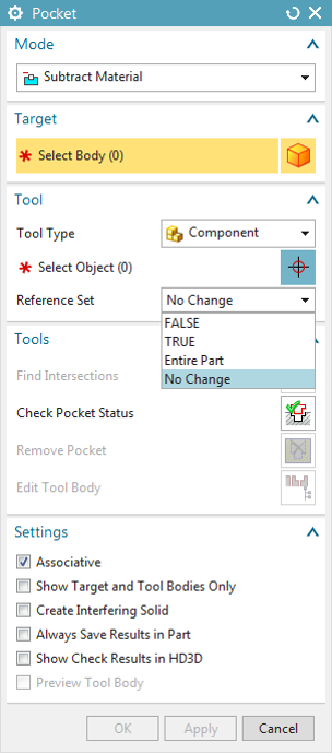 Tooling: Pocket Enhancements