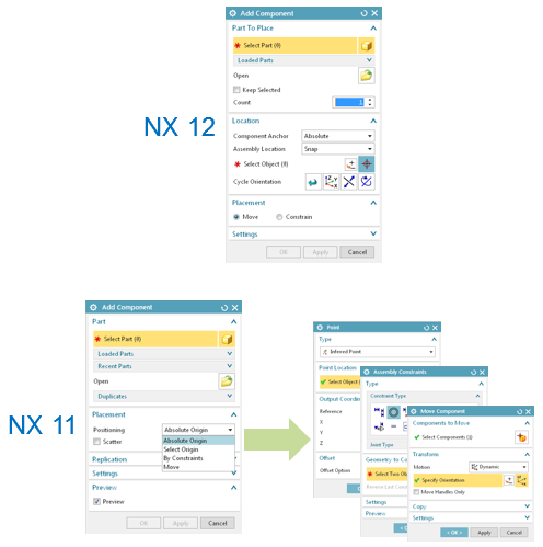 Assemblies: Add Component Enhancements