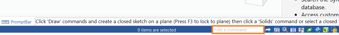 How to Find a Command in Solid Edge with Command Finder