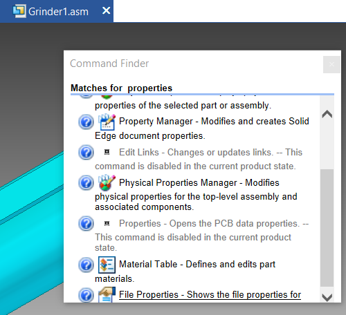 How to Find a Command in Solid Edge with Command Finder