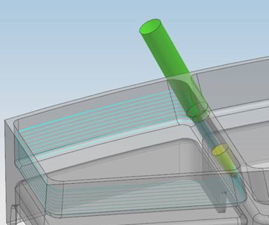 Optimize machining using barrel mills in NX CAM software