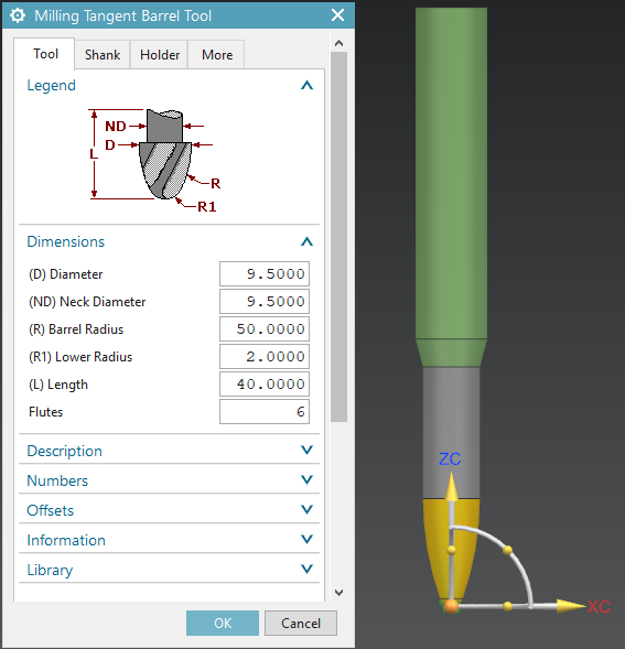 Optimize machining using barrel mills in NX CAM software