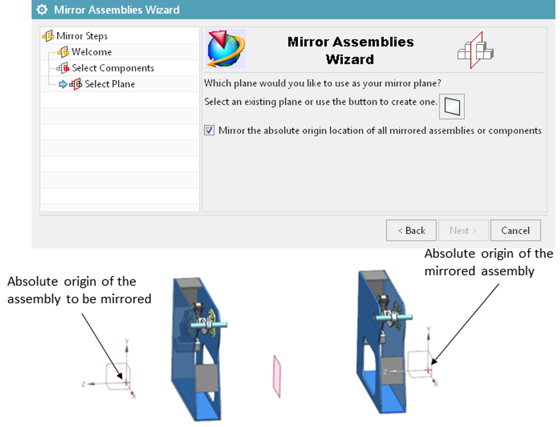 Assemblies: Mirror Absolute Origin