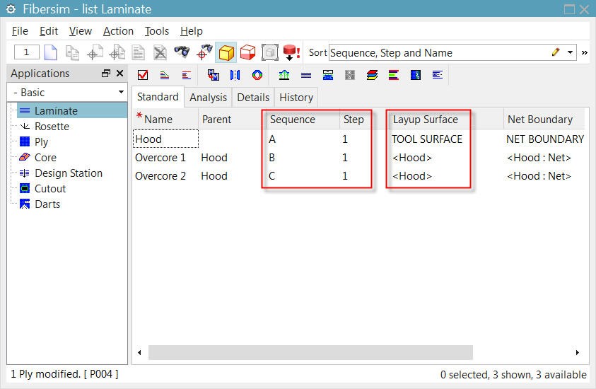 How the Composite Sequence Manager Handles Child Laminates